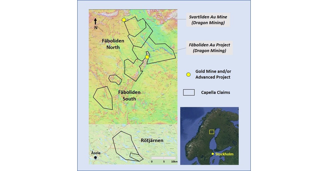 Auger Drilling Update for the Southern Gold Line Project, Sweden