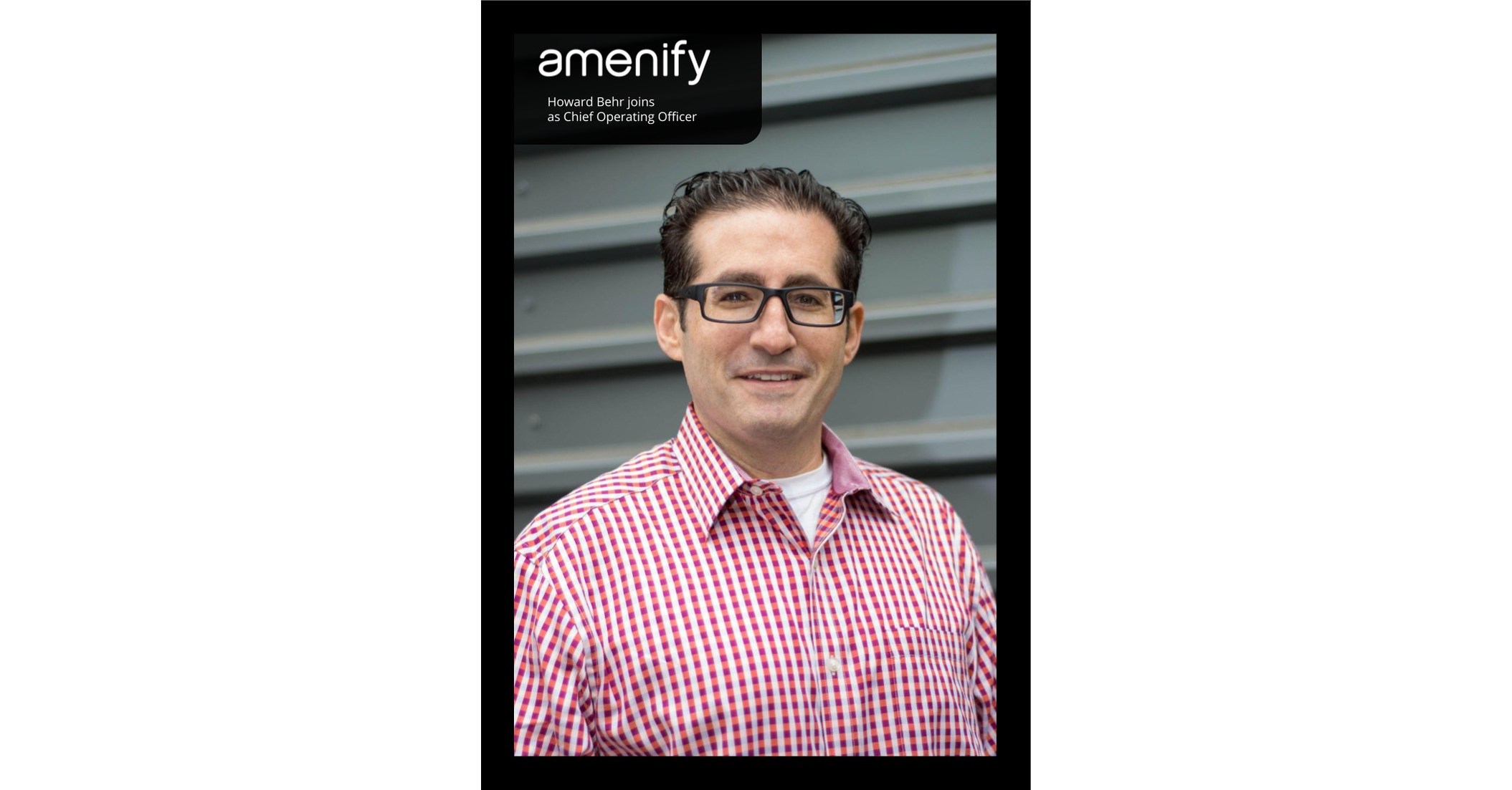 Howard Behr joins Amenify as Chief Operating Officer