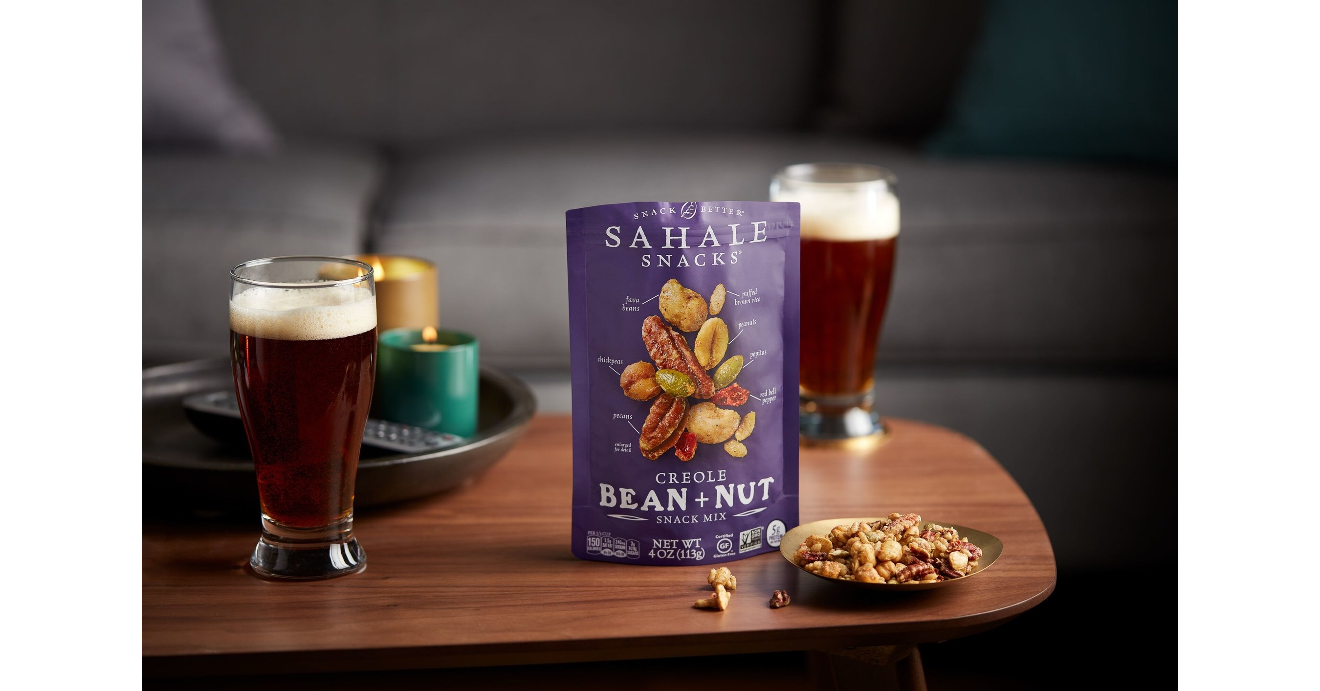 Sahale Snacks Bean + Nut Mixes Enchant Taste Buds with Old-World Tastes