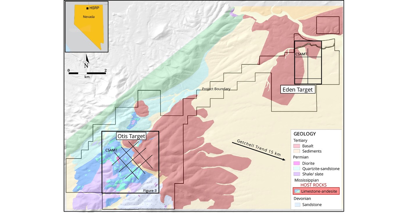 Eminent defines drill targets analogous to the Getchell Gold Trend at ...