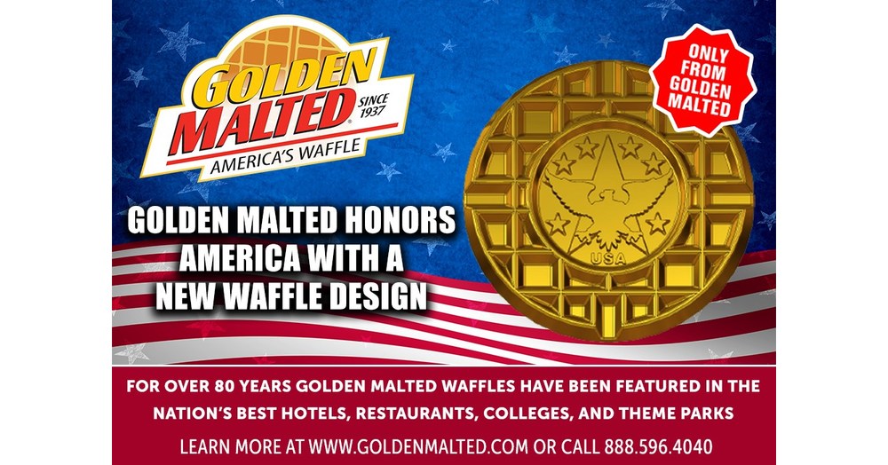 Golden Malted Honors America With A New Waffle Design