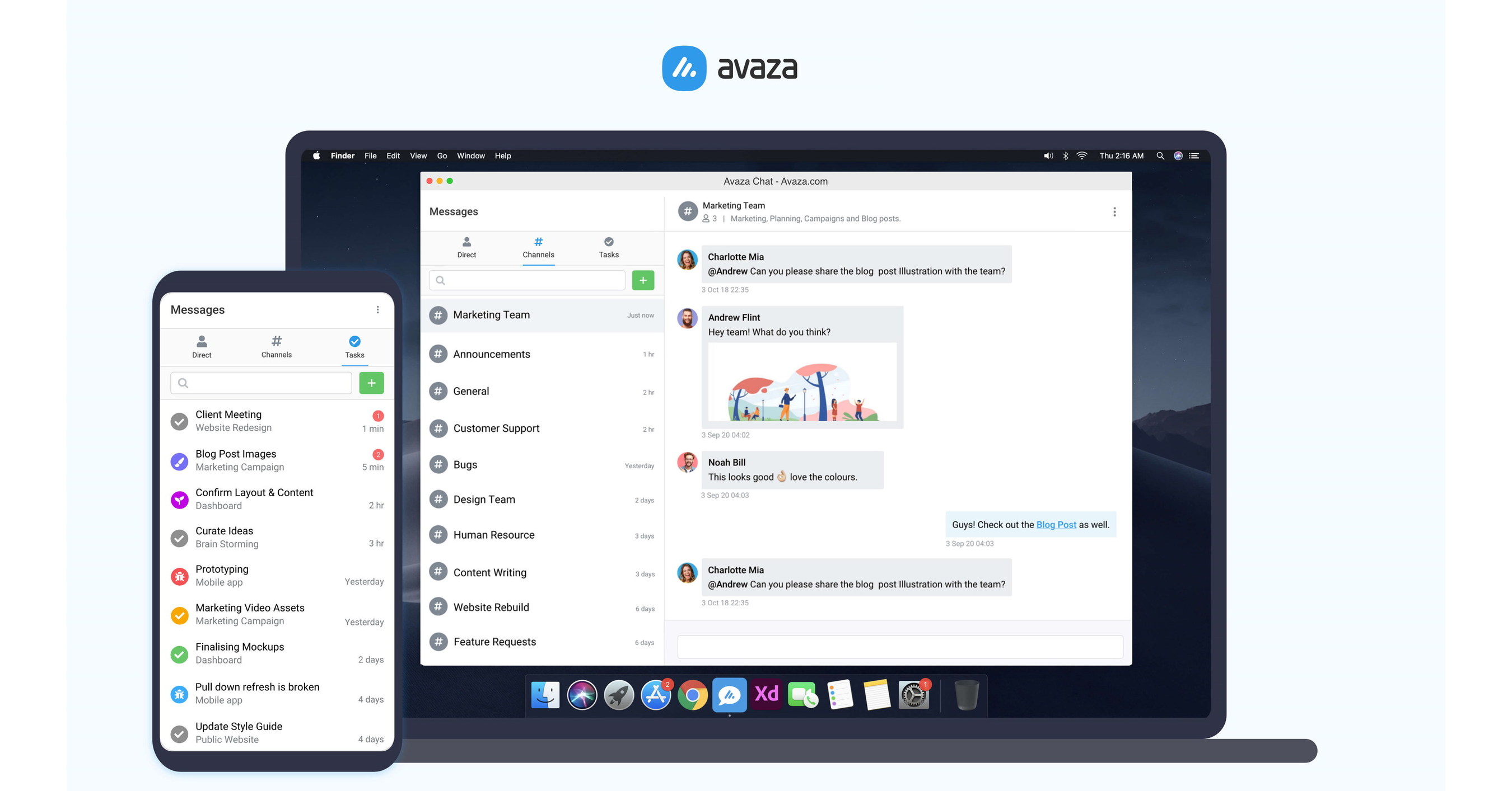 Avaza Chat is a New Task-Focused Business Chat App for More Productive ...
