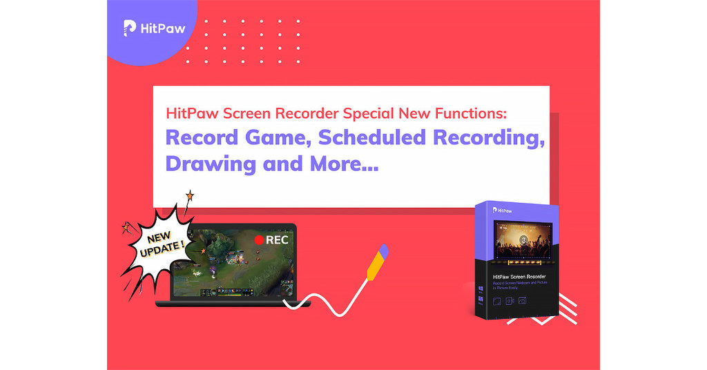 HitPaw Screen Recorder V1.1.0 with a Game Recorder Comes Out Now
