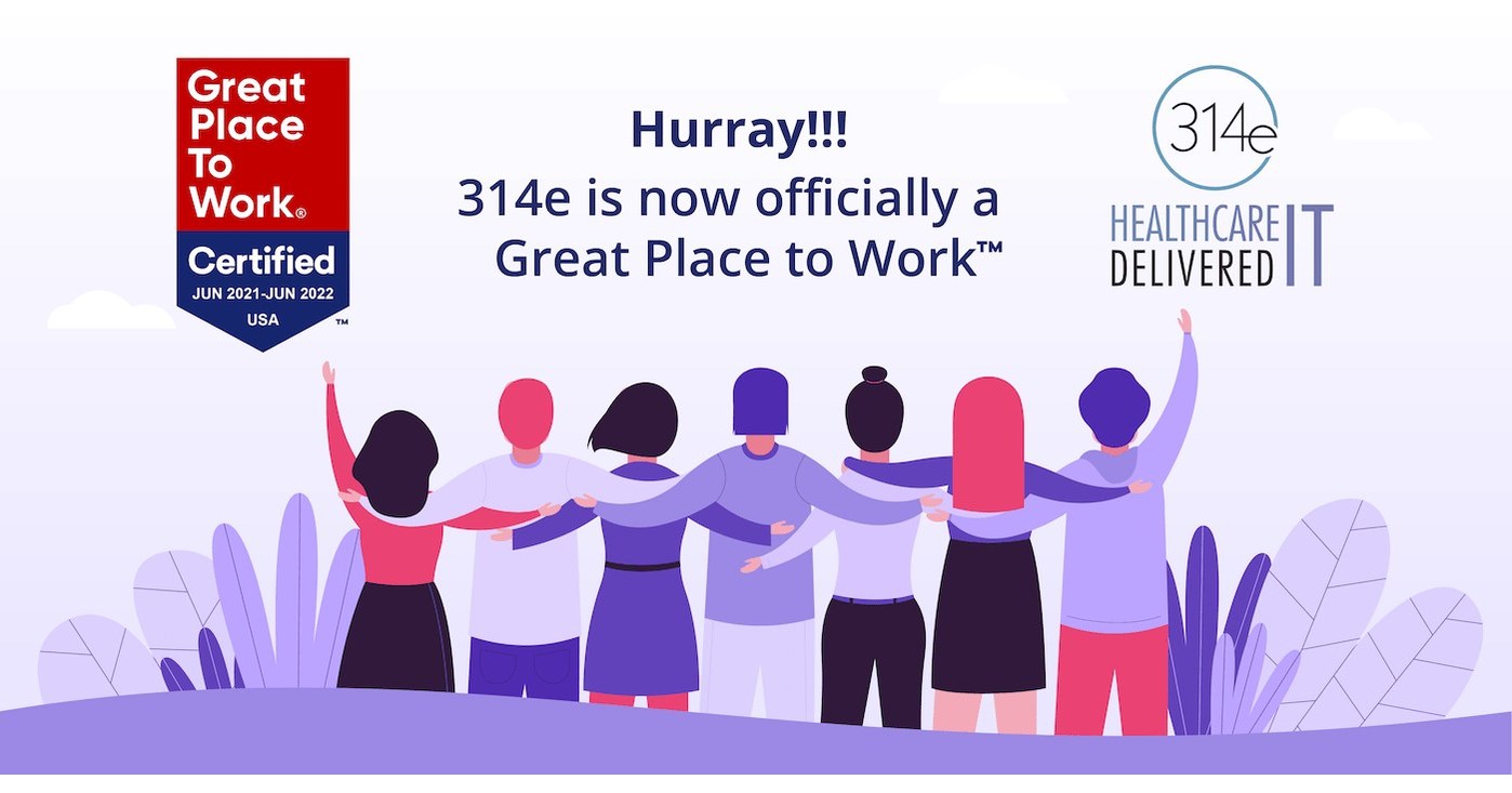 314e Corporation Earns Great Place to Work Certification™
