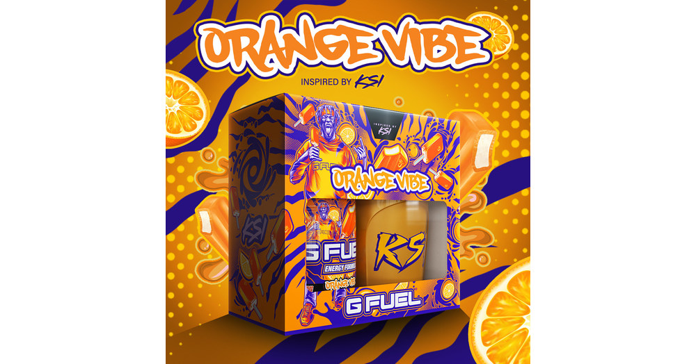 Round 2: G FUEL Launches New "Orange Vibe" Energy Drink Inspired By ...