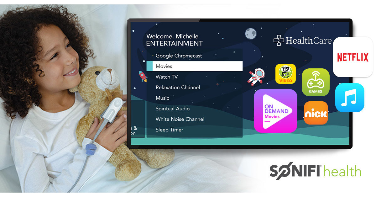 Leading children's hospitals use interactive technology from SONIFI ...