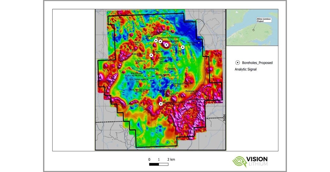 Vision Lithium lance le premier programme de forage sur la propriété de ...