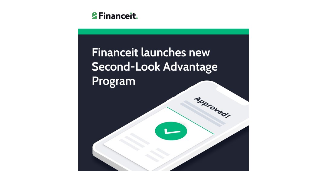 Financeit Sets New Benchmark with Introduction of Second-Look Advantage ...
