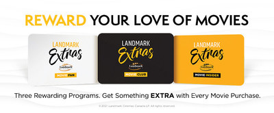 Landmark Cinemas Announces Landmark Extras Movie Rewards Program Offers ...