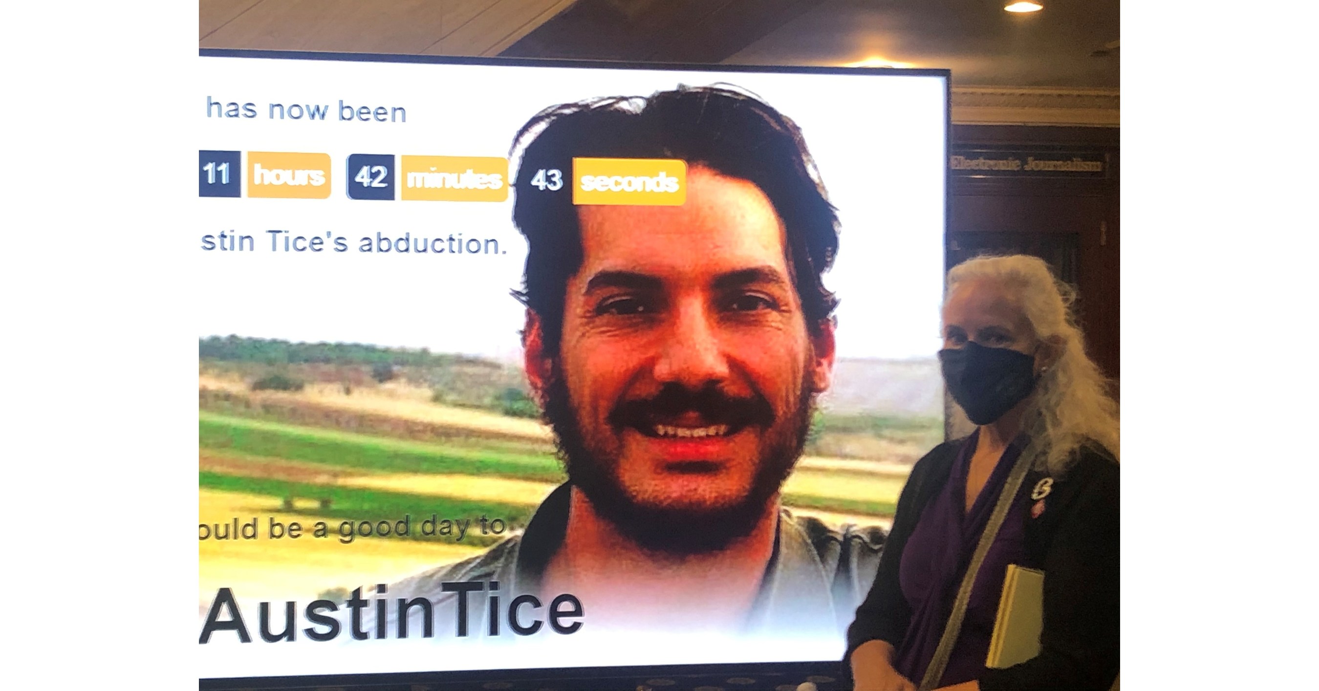 Press Club Organizes Public Viewing of Austin Tice Freedom Clock ...