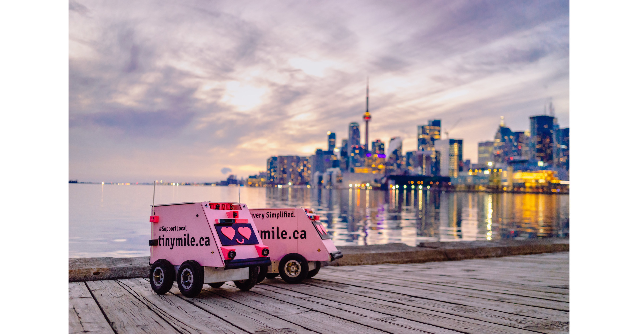 Bell 5G powers Tiny Mile food delivery robots in downtown Toronto