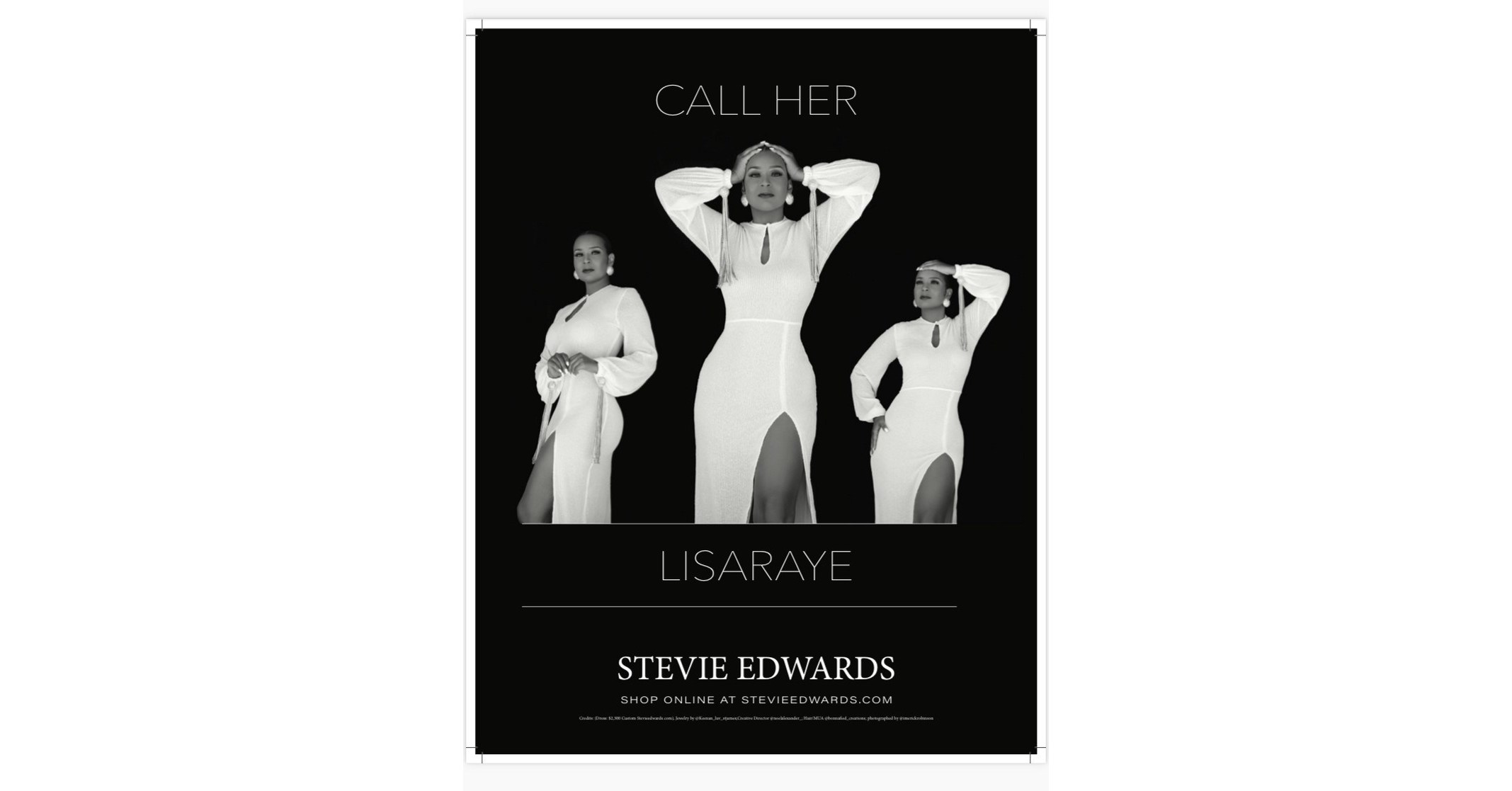 Chicago Fashion Designer Stevie Edwards Pays Homage to the 'Boss ...
