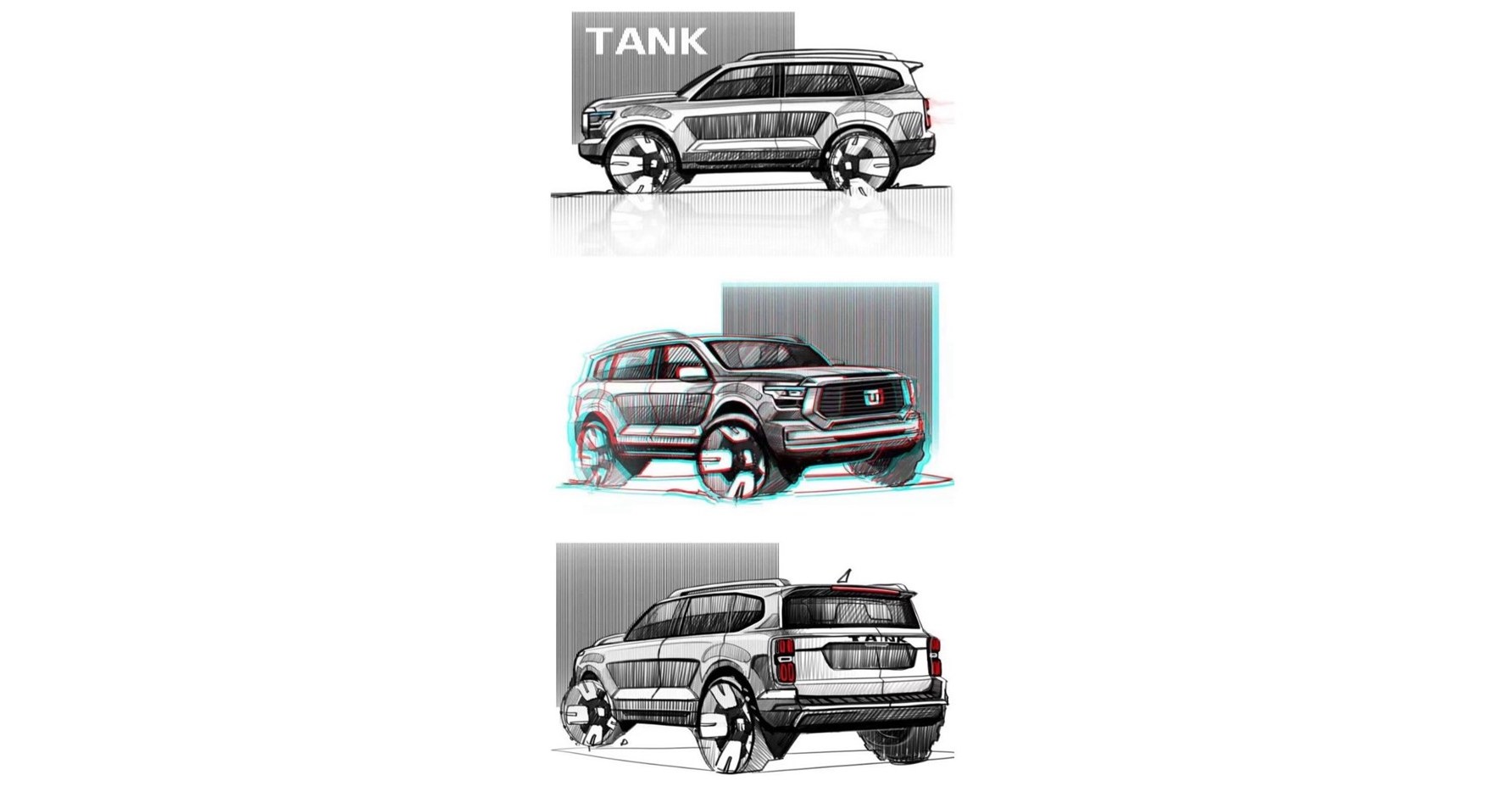 New TANK SUV Model Equipped with 3.0T+ 9AT Super Power