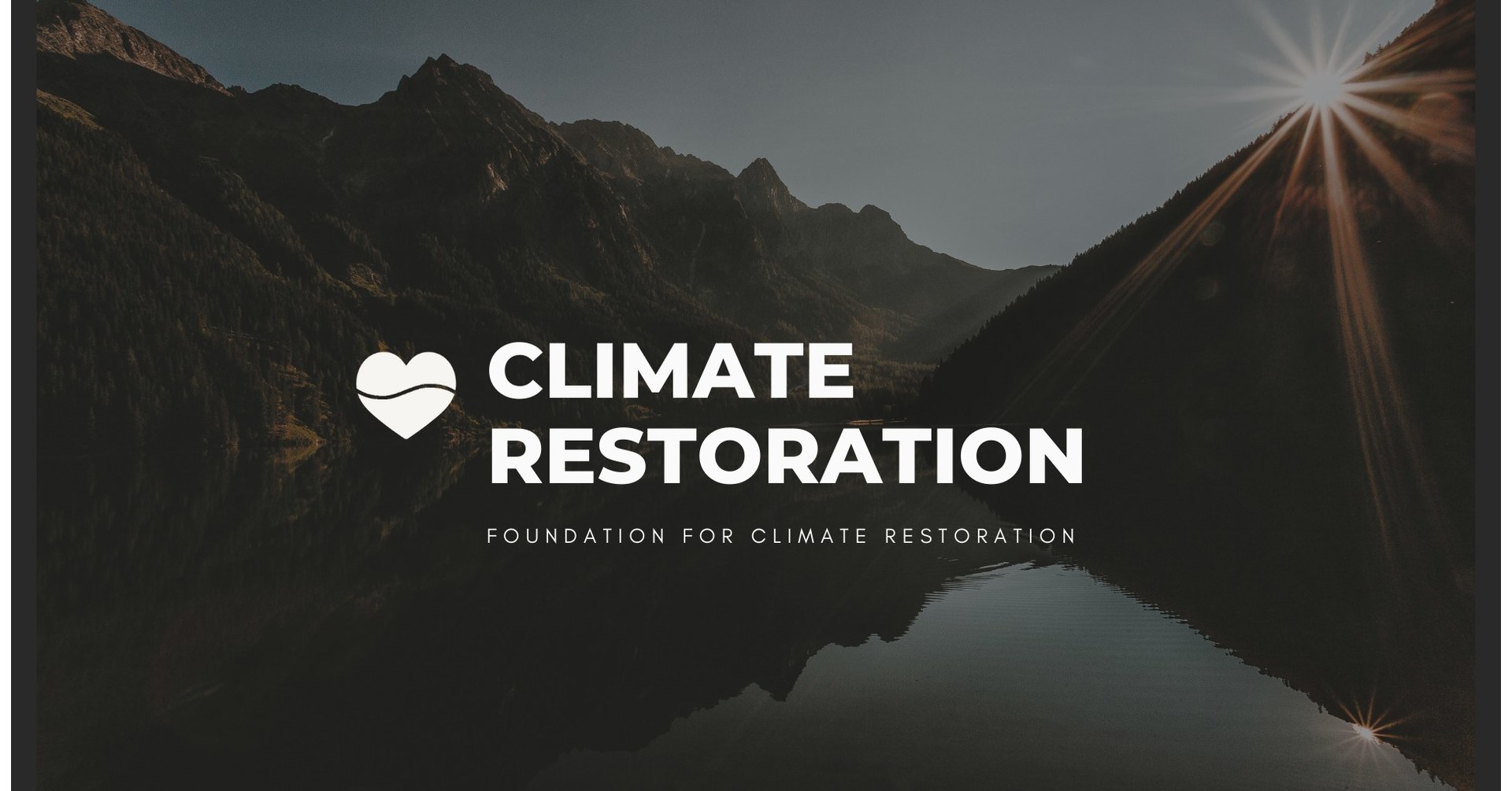 Climate Restoration Gains Momentum with Adoption of Principles and ...