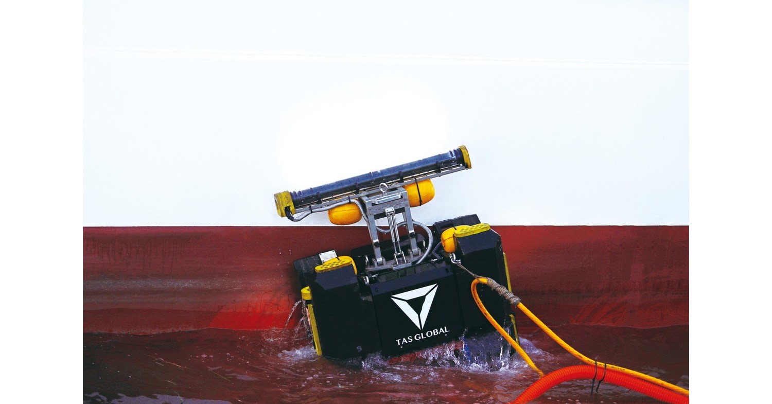 'Tas Global' commercializes world's first hull cleaning robot system