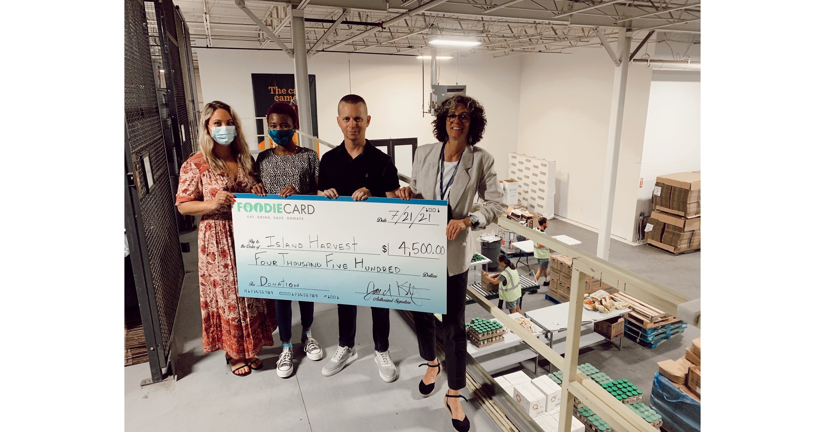 Foodie Card Surpasses 50,000 Meals Donated to Local Food Banks