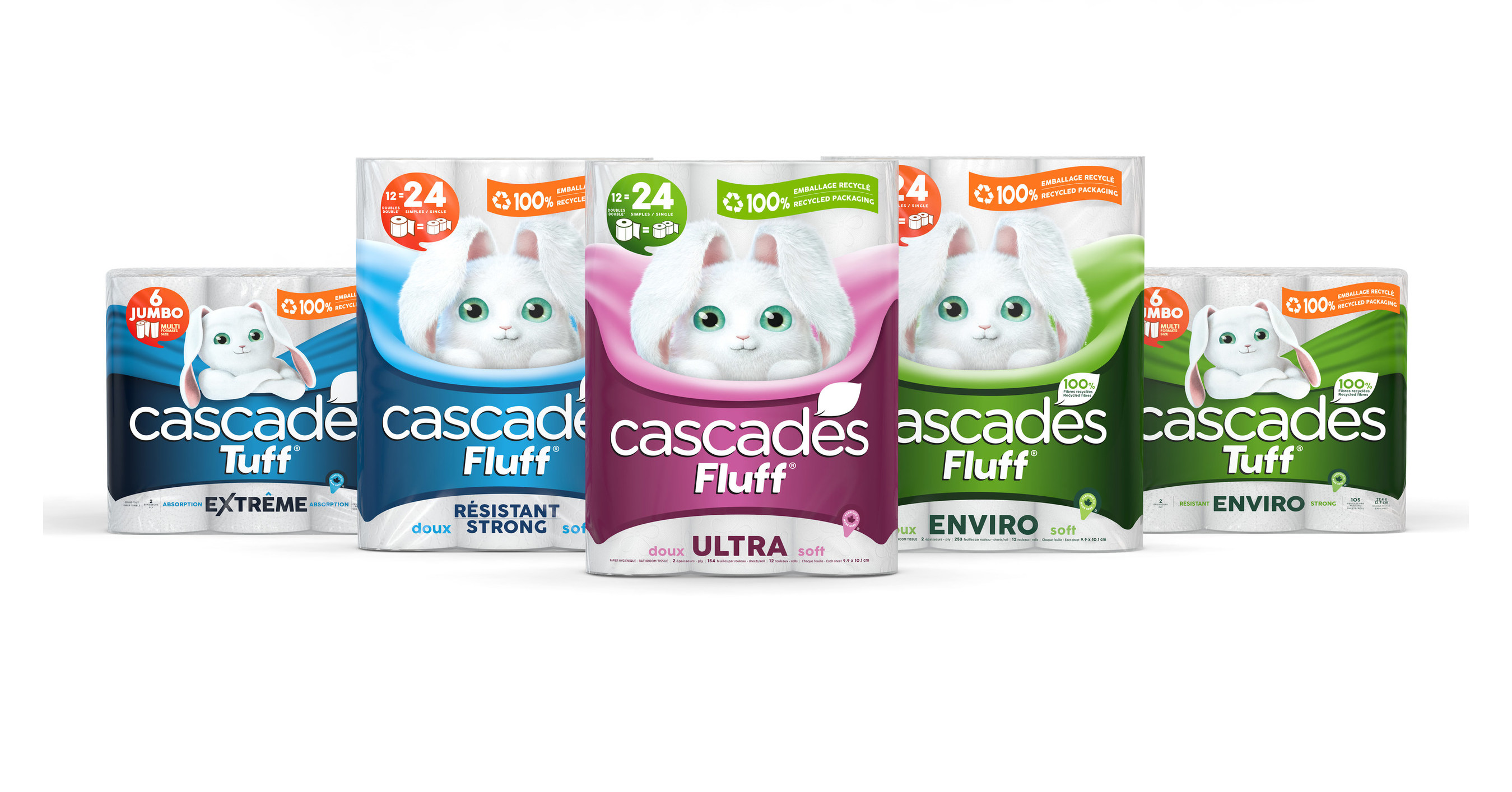 Cascades Launches Innovative and Industry-Leading 100% Recycled ...
