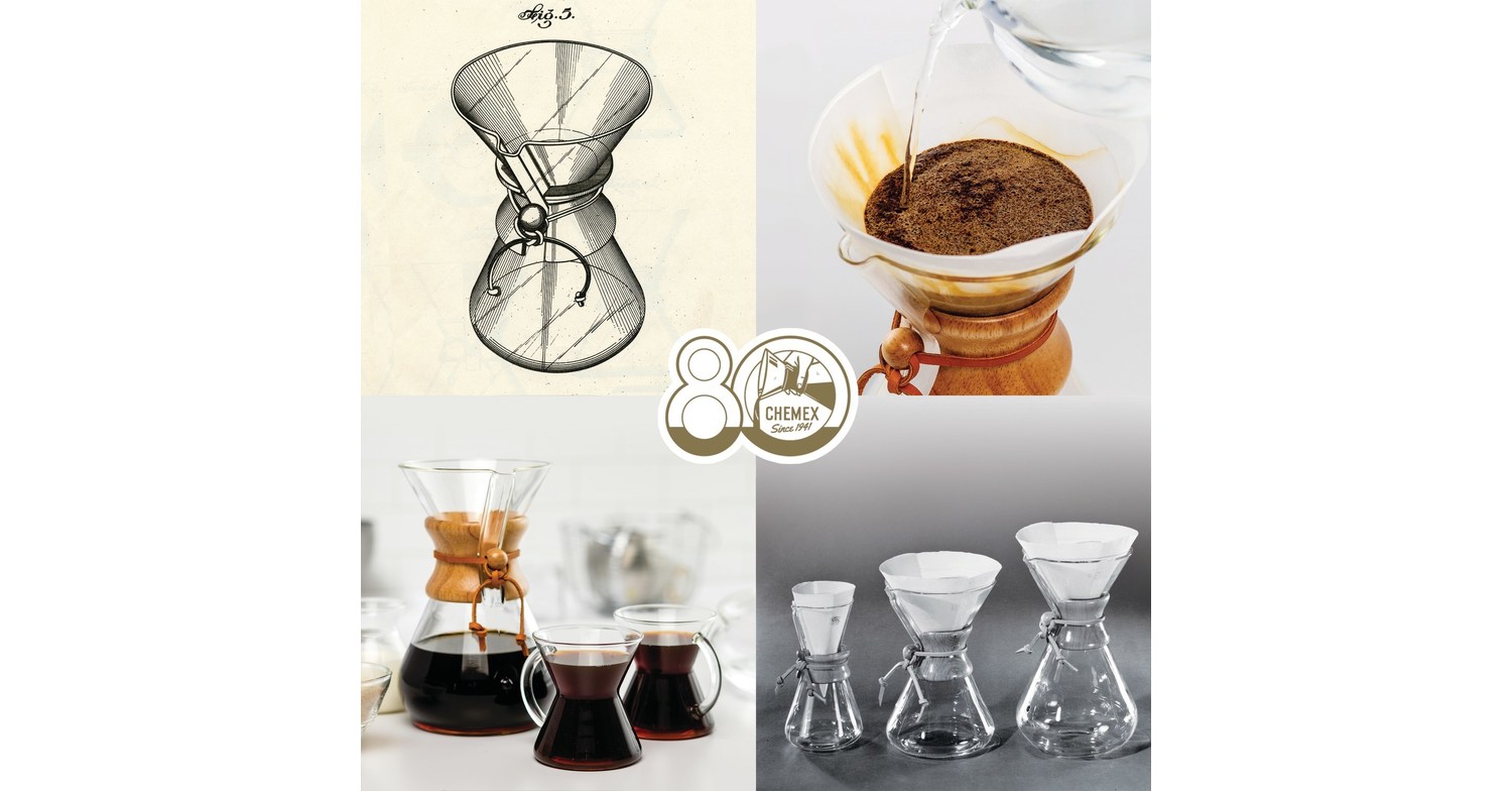 The CHEMEX® Coffeemaker Celebrates 80 Years of Perfect Extraction!