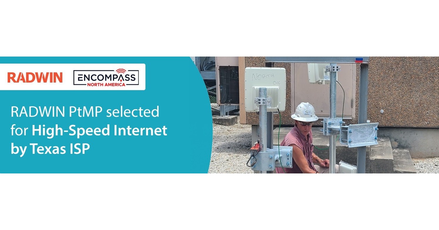 RADWIN PtMP selected for High-Speed Internet by Texas ISP