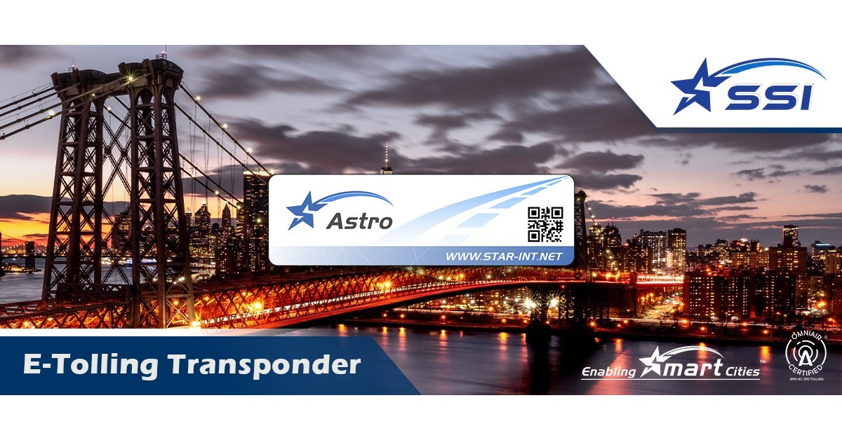 SSI Introduces Astro - Premium E-Tolling Transponder