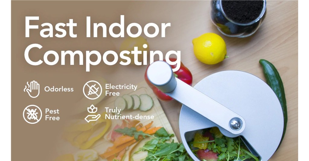 RE Green-Zero Waste Composter Kit for Urban Gardeners