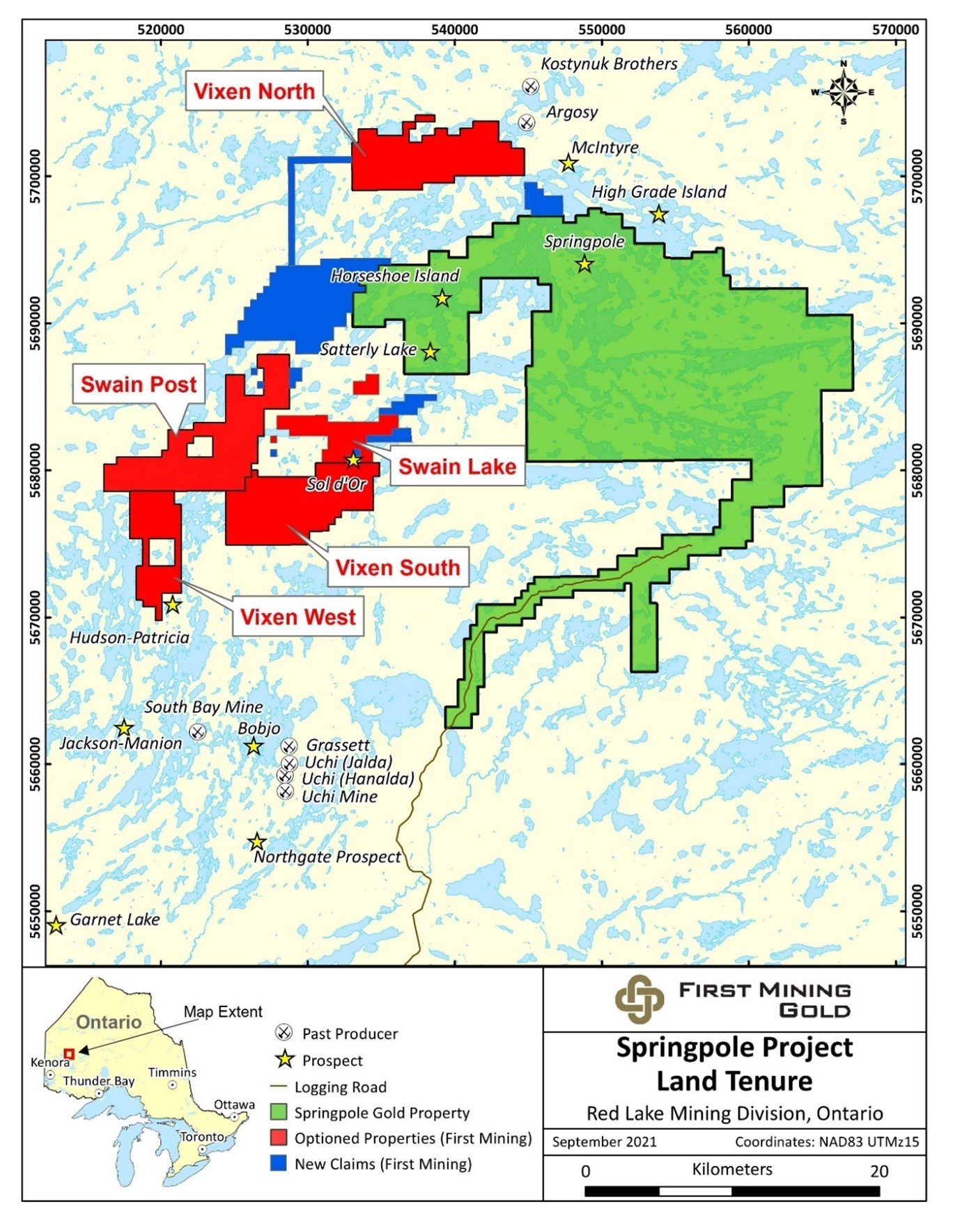 First Mining Gold Announces Birch-Uchi Greenstone Belt Consolidation ...