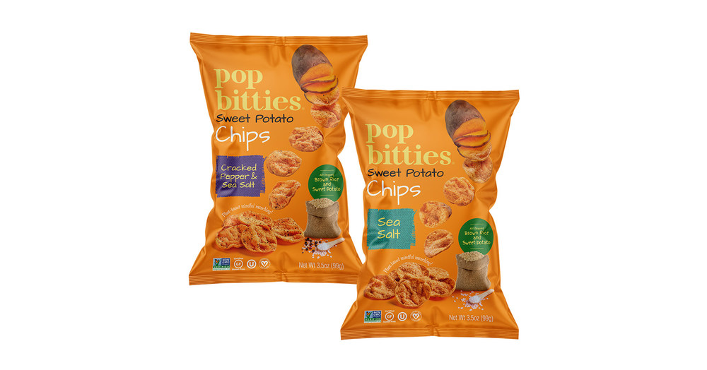 New Pop Bitties Sweet Potato Chips Launch in Two Delicious Flavors