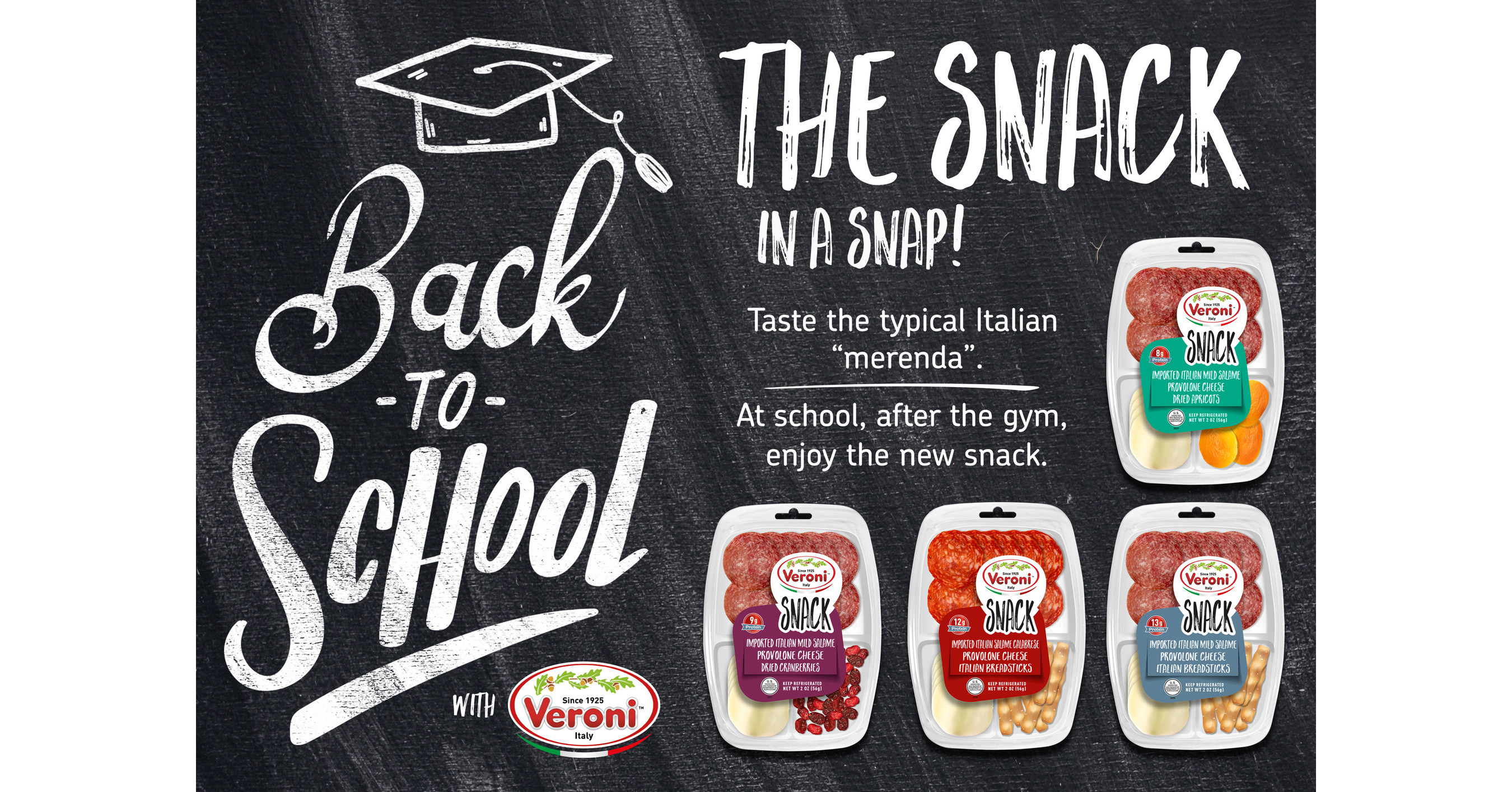 Veroni Launches a Brand-New Snack Line - To Make Back-to-School Season ...