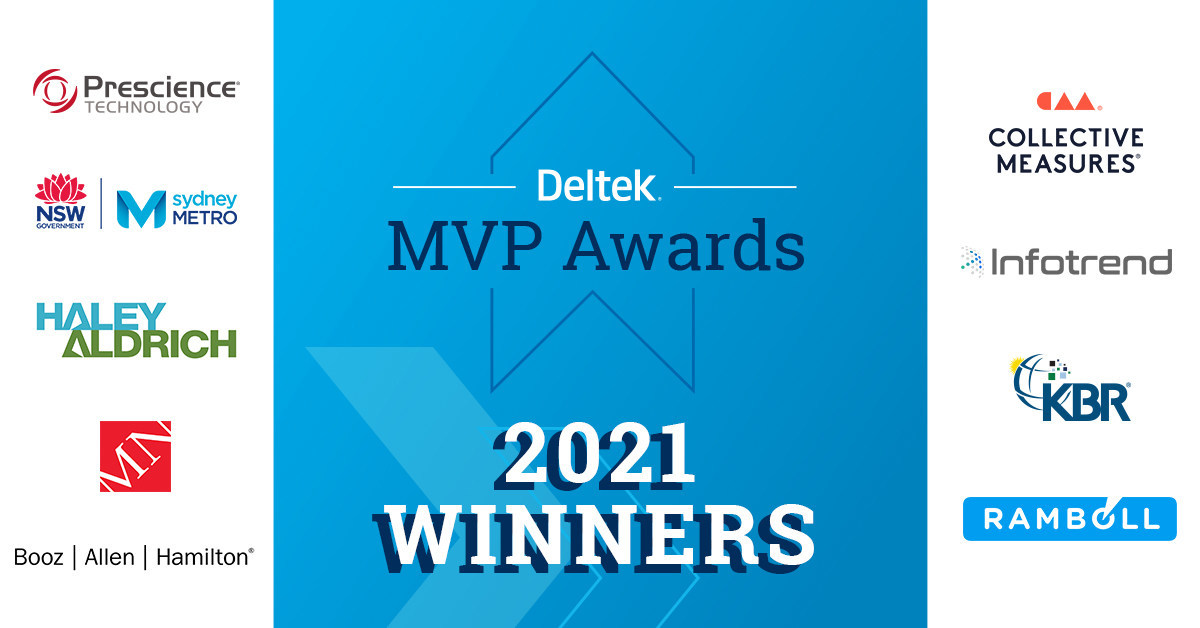 Deltek Announces the 14th Annual Most Valuable Project Award Winners at ...