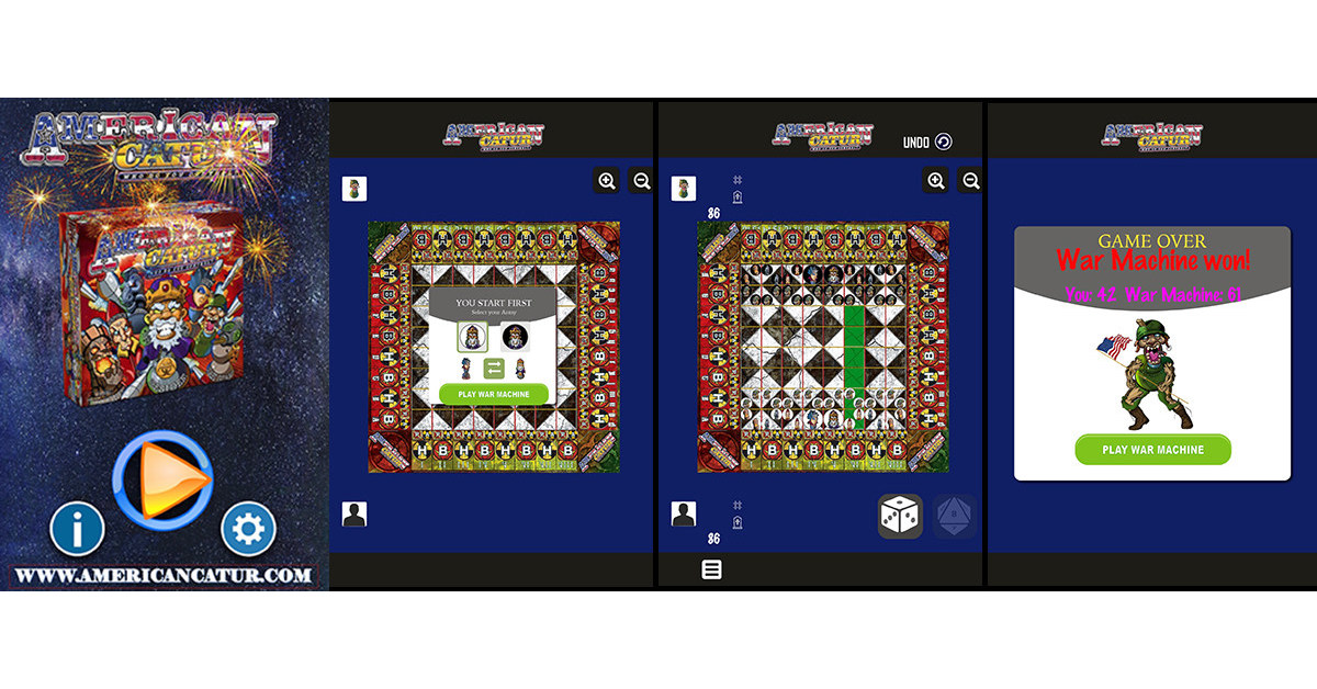 "American Catur" Now Available on the Apple Store and Google Play