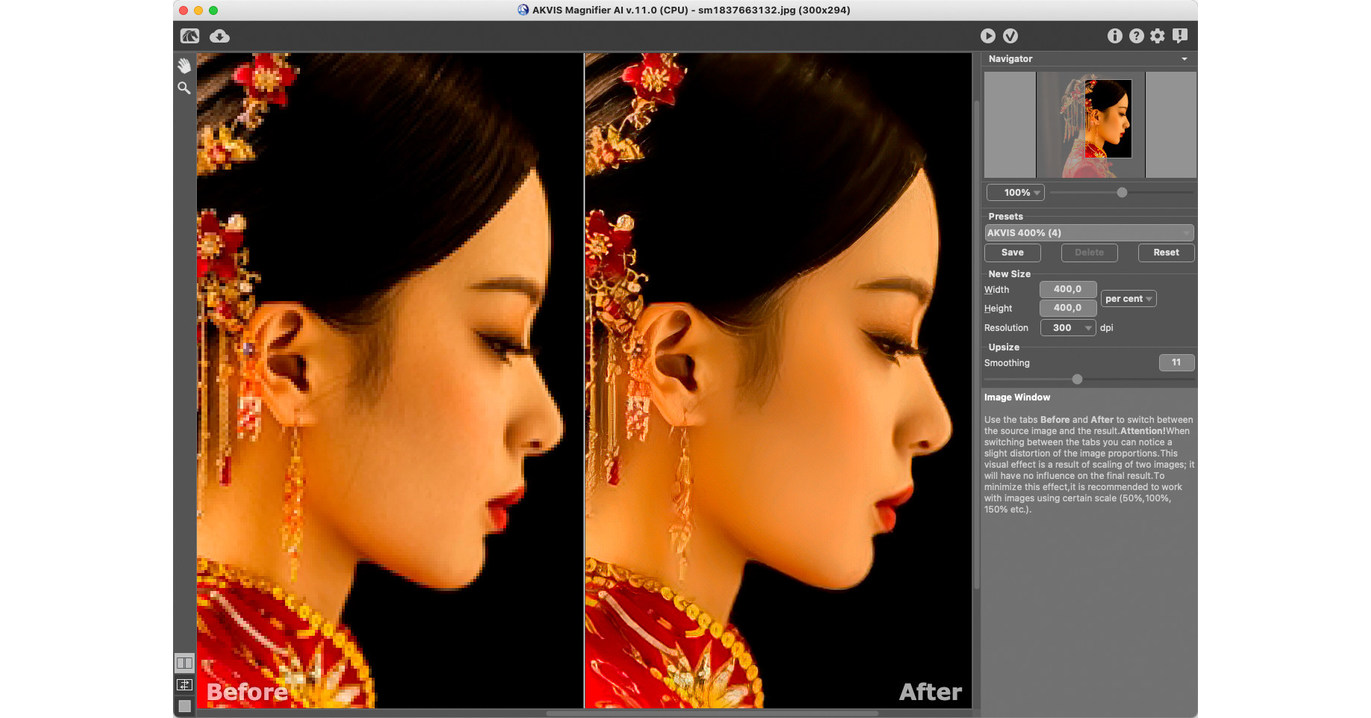 AKVIS Magnifier AI 11.0: Lossless Image Enlargement