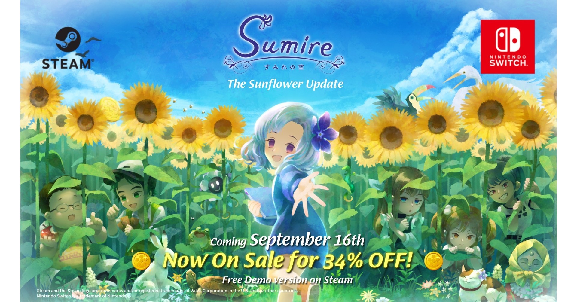 Critically Acclaimed Indie Adventure Game 'Sumire' Now on Sale, 34% Off