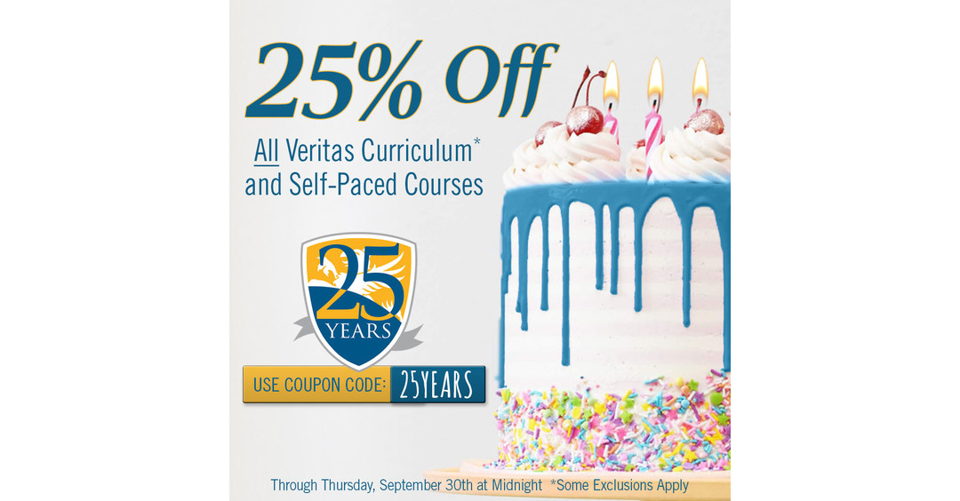 Veritas Press Celebrates 25 Years of Serving the Homeschool Community