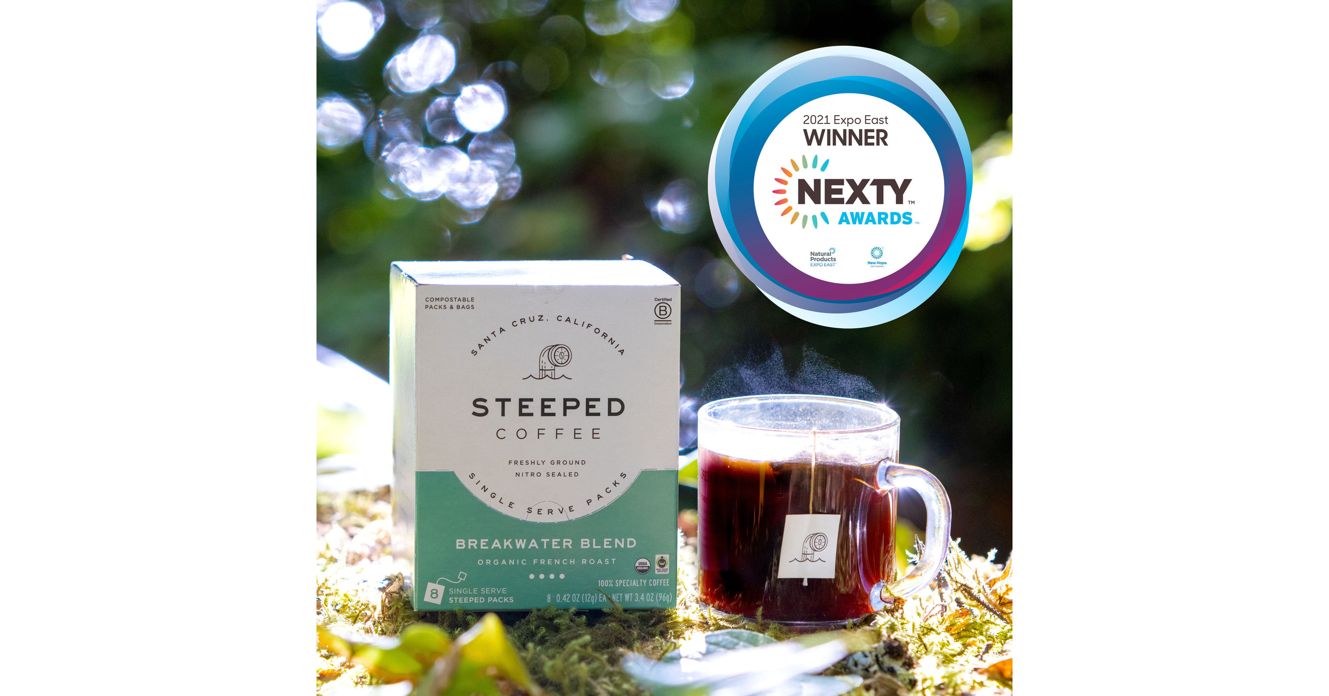 Steeped Coffee Wins NEXTY Award For Best New Product