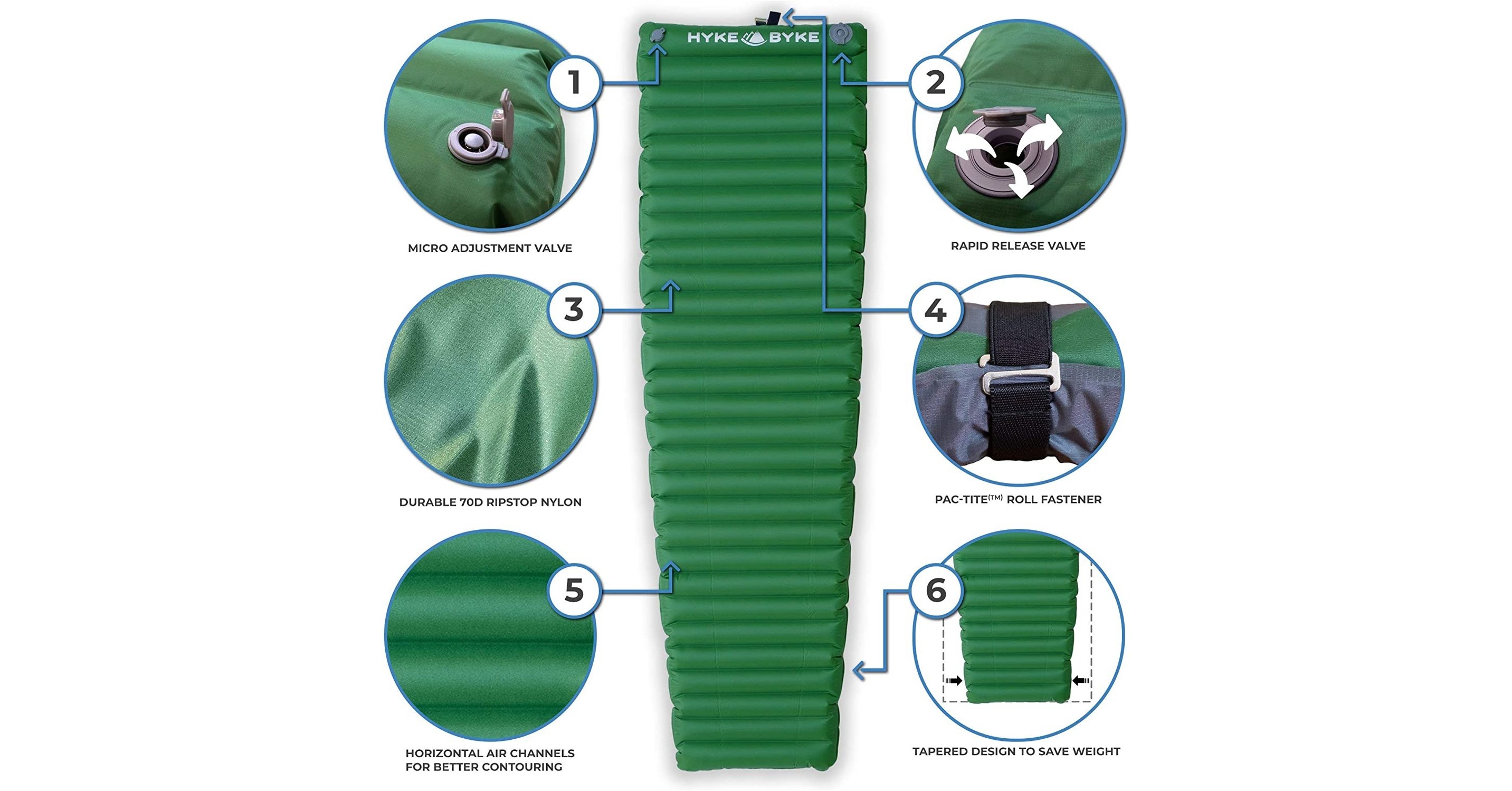 Air Mattress Sleeping Pad Self-inflating Ultralight for Camping Brand ...