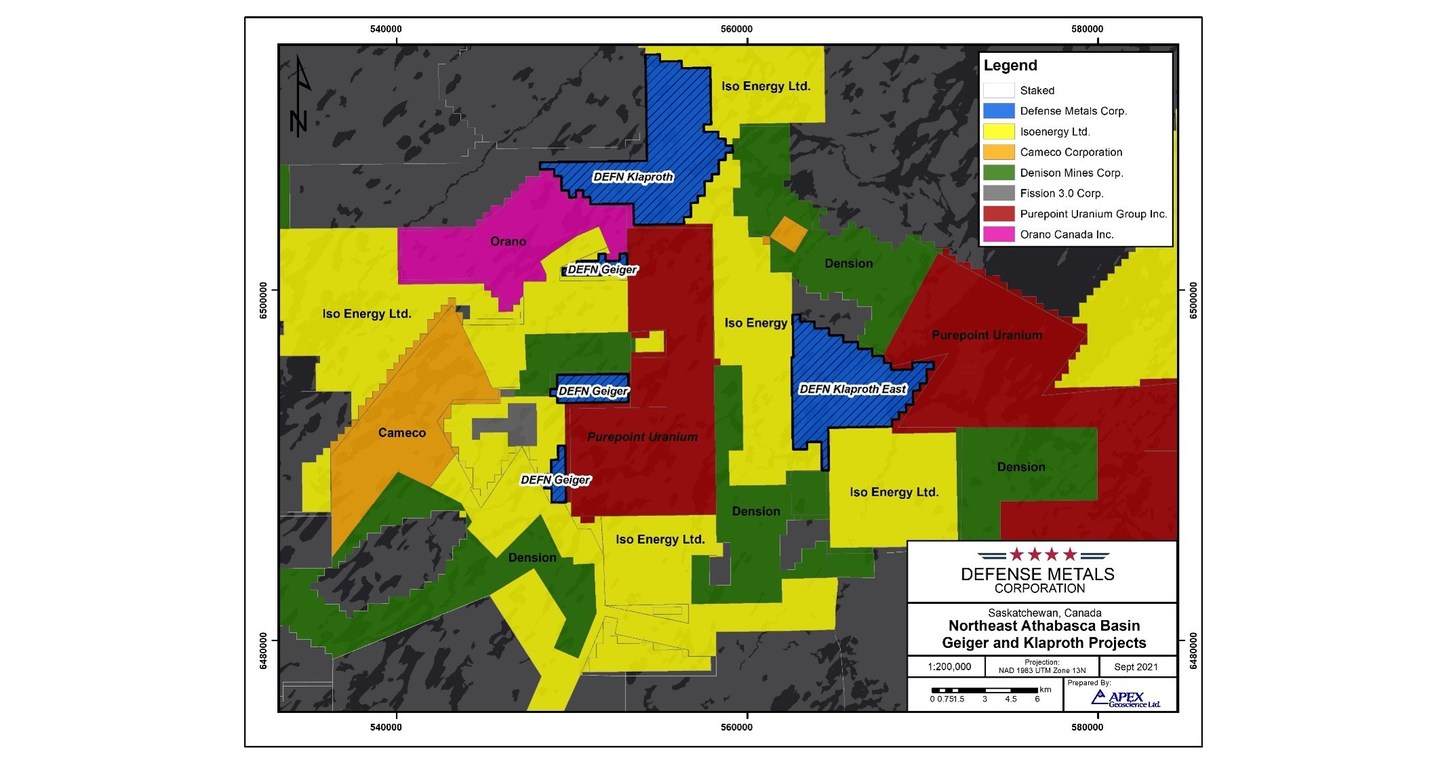 Defense Metals Revaluates Its Athabasca Basin Uranium Projects