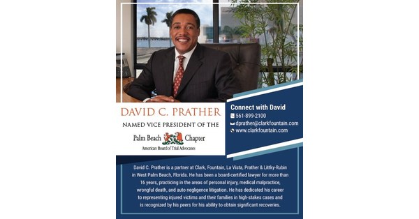 Partner David C. Prather Named Vice President of the Palm Beach Chapter ...