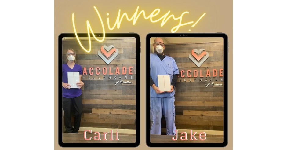 Accolade Healthcare employee wins a FREE Vacation after vaccine drawing