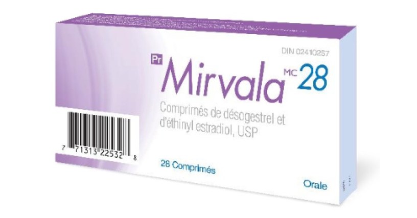 Advisory - One lot of Mirvala 28 birth control pill recalled