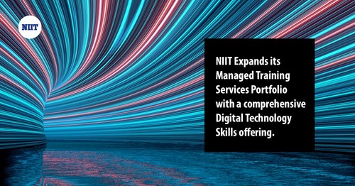 NIIT Expands its Managed Training Services Portfolio with a comprehensive Digital Technology ...
