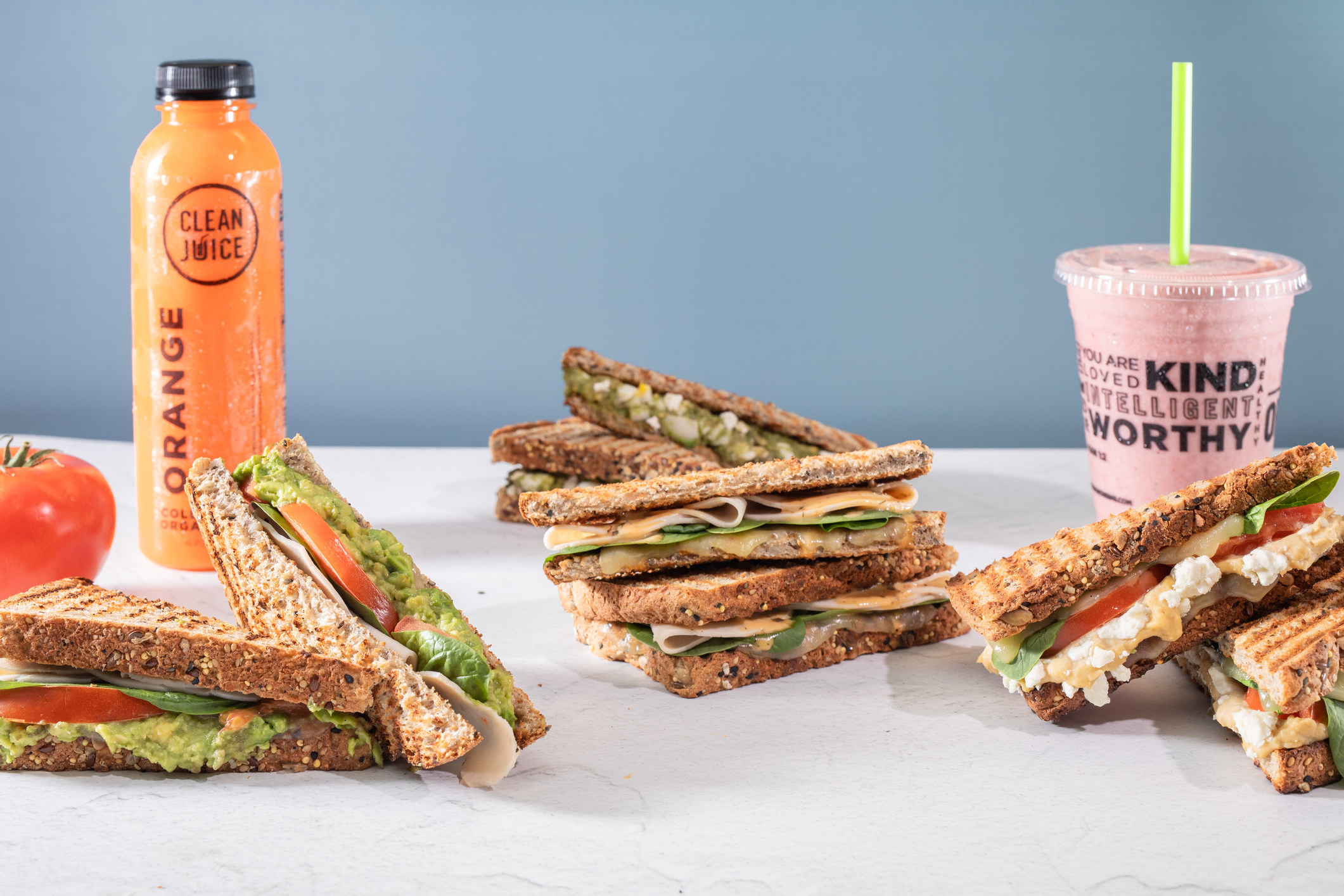 Clean Juice Introduces New Organic Sandwiches