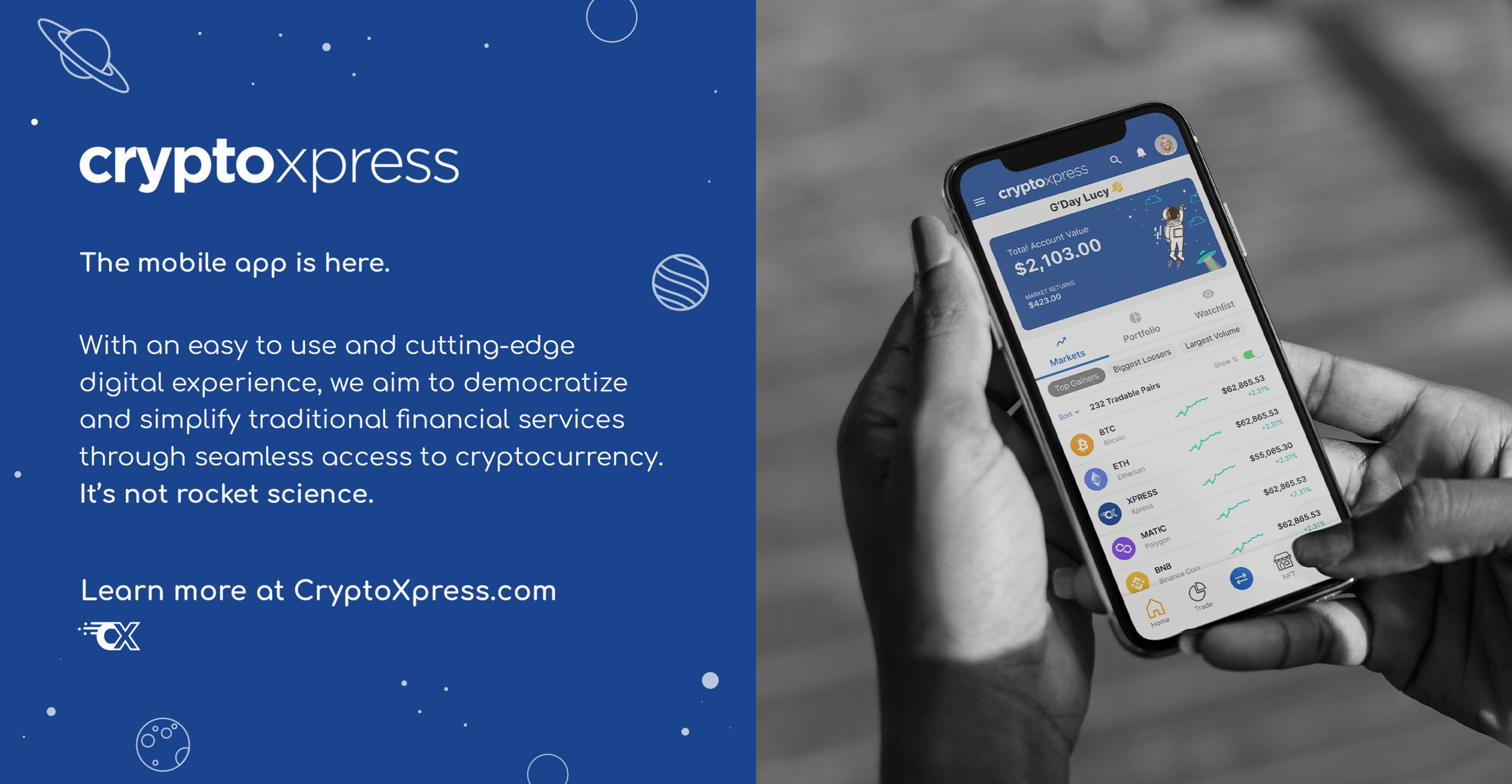 CryptoXpress Launches Mobile App to Bridge Crypto and Banking Worlds