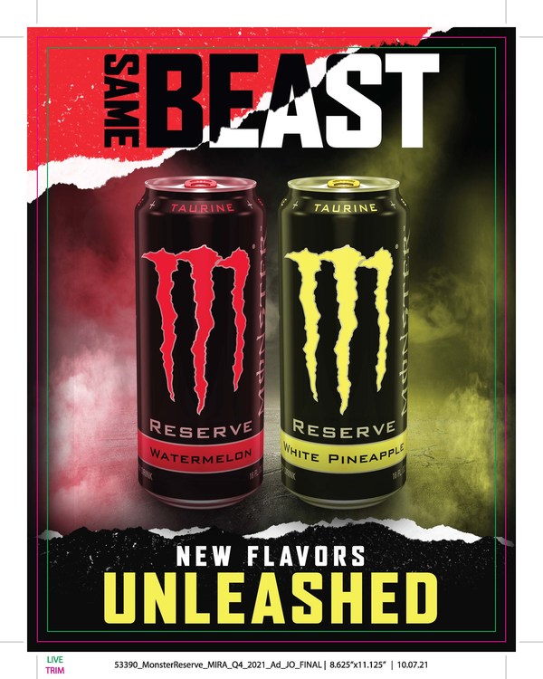 Monster Energy Introduces New Monster Reserve