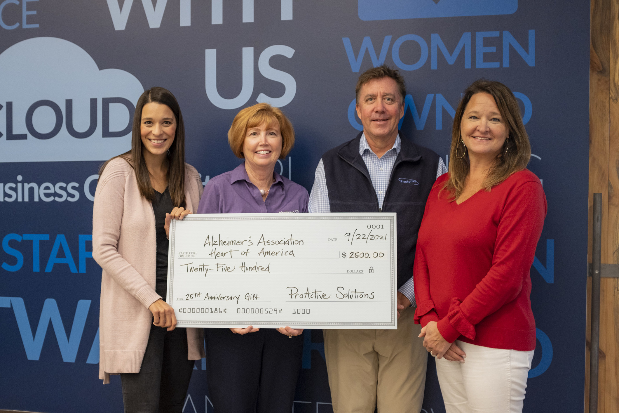 ProActive Solutions Celebrates 25 Years by Giving Back