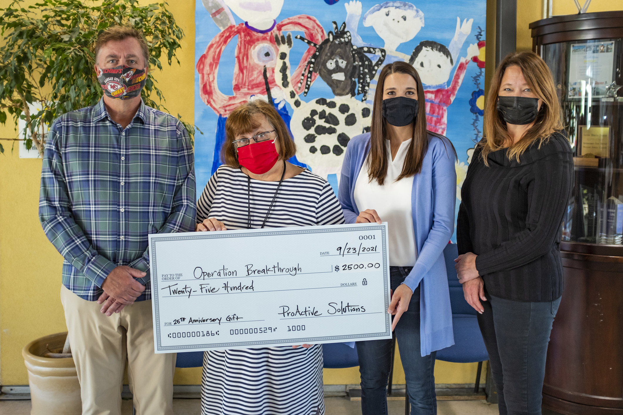 ProActive Solutions Celebrates 25 Years by Giving Back