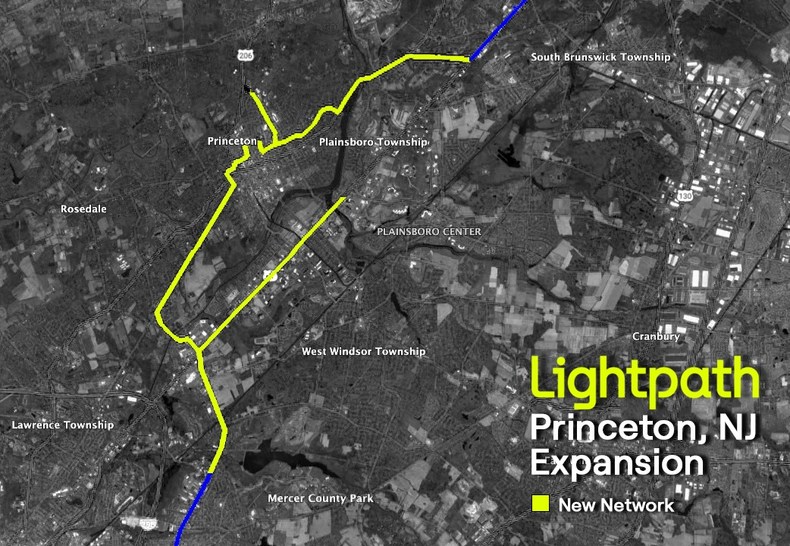 Lightpath Announces Entrance into Princeton, New Jersey Connectivity Market