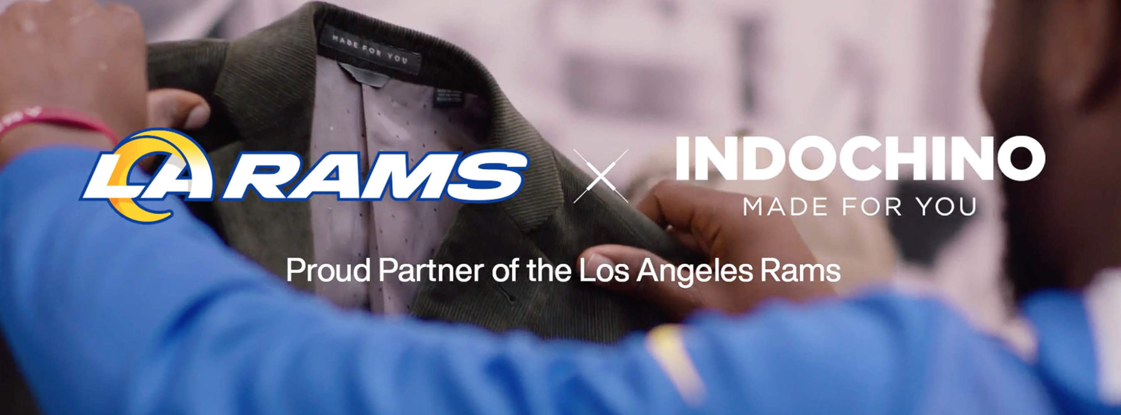 INDOCHINO Named Proud Partner of Los Angeles Rams