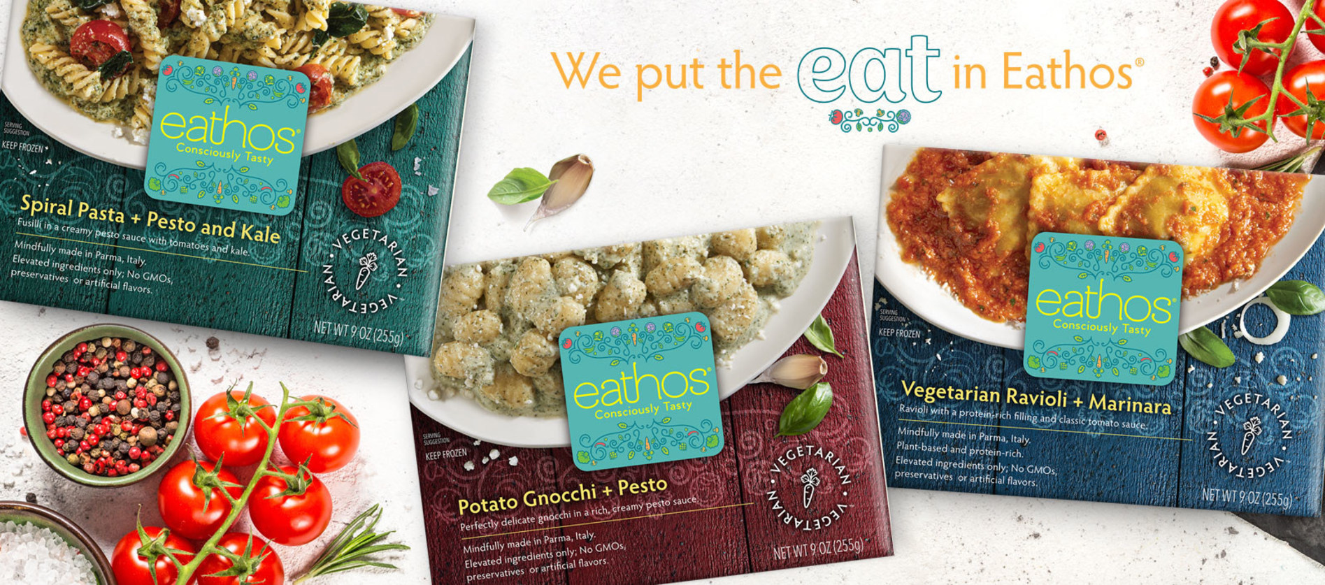 Eathos -- Consciously Tasty Frozen Entrees -- Launching in Target Stores