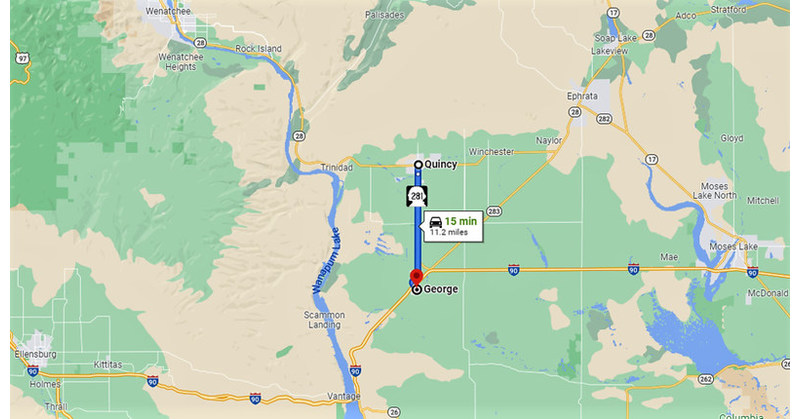 Washington State Route 281 from Quincy to George Upgraded by WSDOT to ...