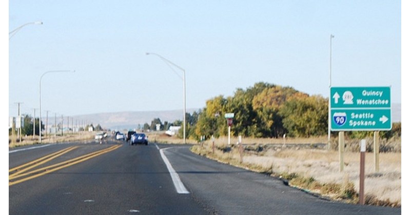 Washington State Route 281 from Quincy to George Upgraded by WSDOT to ...